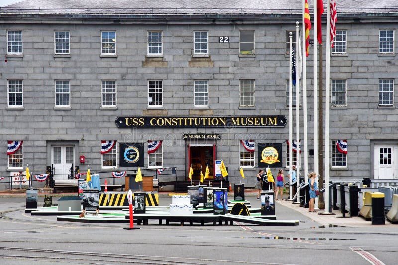 Boston, USA - Septembre 9 2023 : USS Constitution Museum Editorial ...