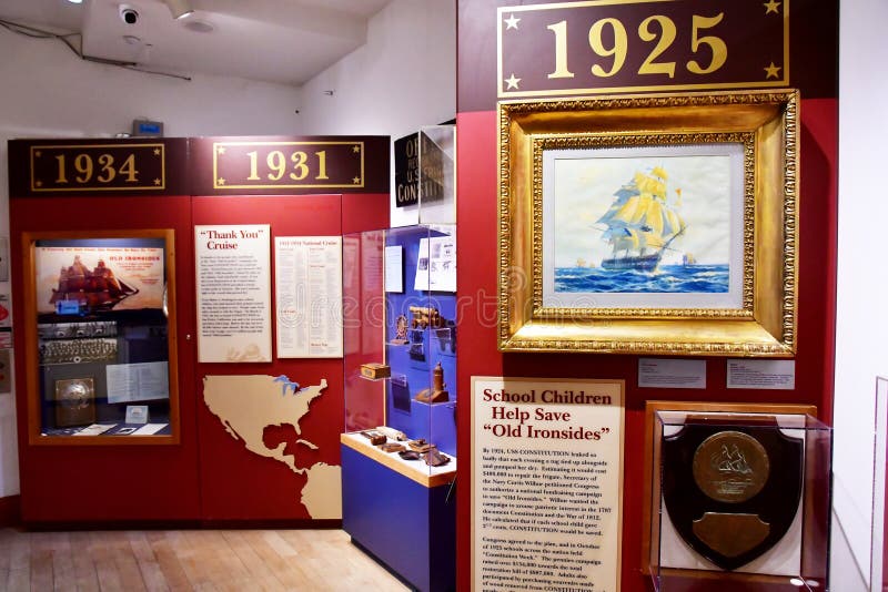 Boston, USA - Septembre 9 2023 : USS Constitution Museum Editorial ...