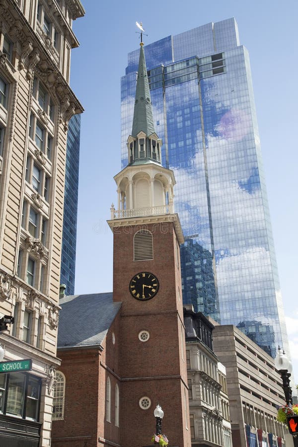 Boston, a Walk through Downtown Boston Stock Image - Image of view ...