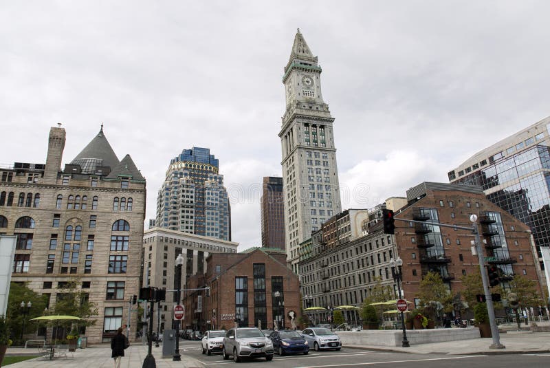 Boston waterfront area editorial stock photo. Image of america - 79781848