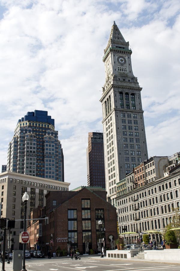 Boston waterfront area editorial stock image. Image of scene - 79781994