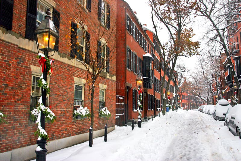 Boston Winter stock image. Image of common, building, preserved - 4482587