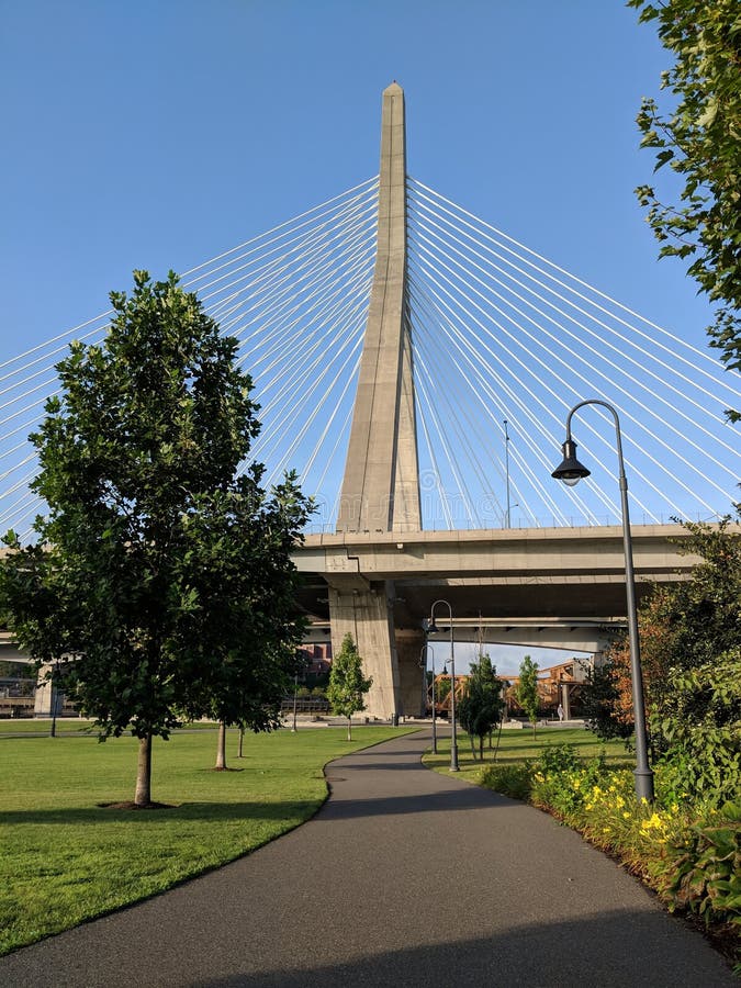 Boston stock photo. Image of bridge, bunker, space, hill - 125601466