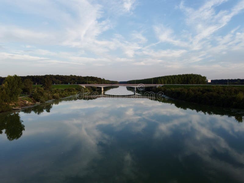 Bosut river stock photo. Image of shore, serbia, waterway - 255990420