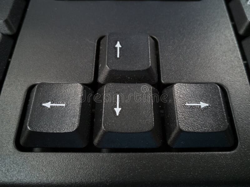 Teclas Das Setas No Teclado De Computador Imagem de Stock - Imagem de ...