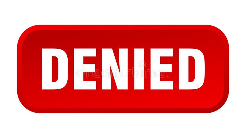 Ícone Negado Do Sinal Do Botão Ilustração do Vetor - Ilustração de ...