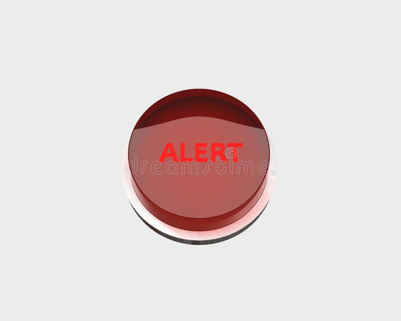 Botón alerta stock de ilustración. Ilustración de iconos - 13257418