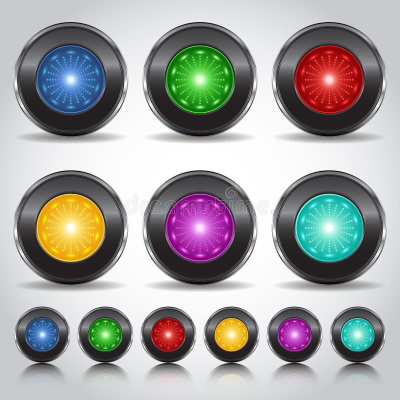 Luces Coloridas De Neón Del Laser Ilustración del Vector - Ilustración ...