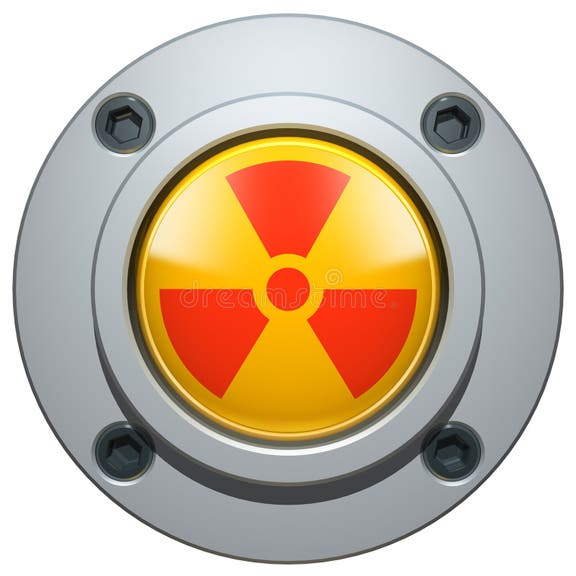 Botón Nuclear stock de ilustración. Ilustración de lanzamiento - 1766654