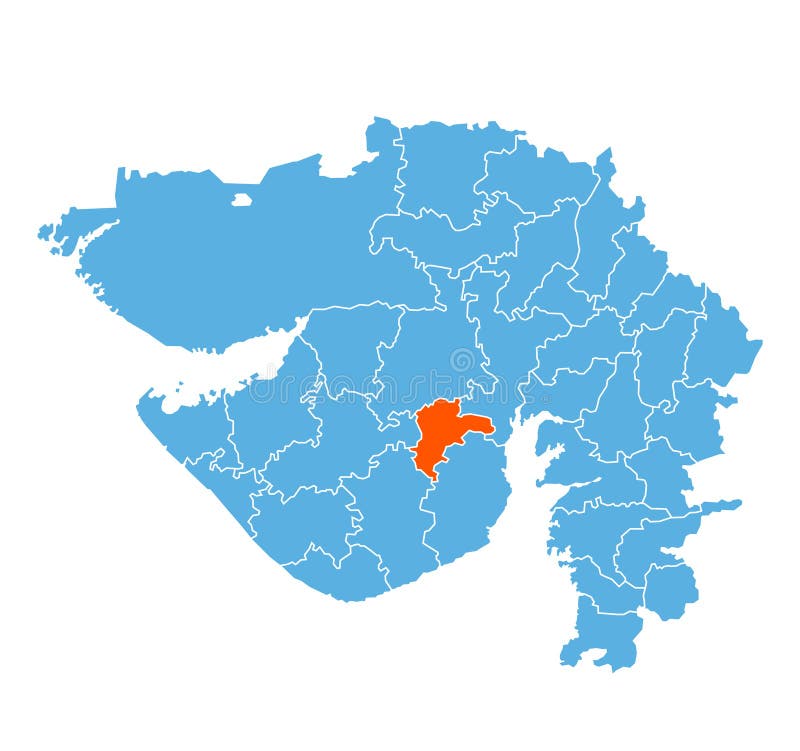 Botad District Highlighted Stock Illustrations – 1 Botad District ...