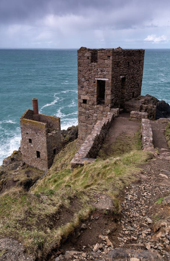 Botallack the crowns stock image. Image of field, tourist - 69218063