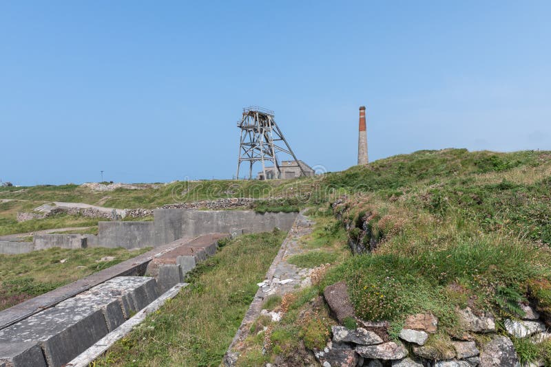 Botallack mine in Cornwall stock photo. Image of coastal - 233404508