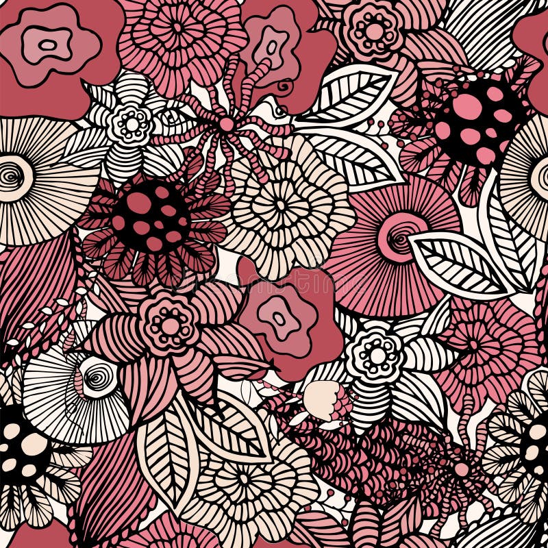 Botanic texture stock vector. Illustration of decoration - 88720961