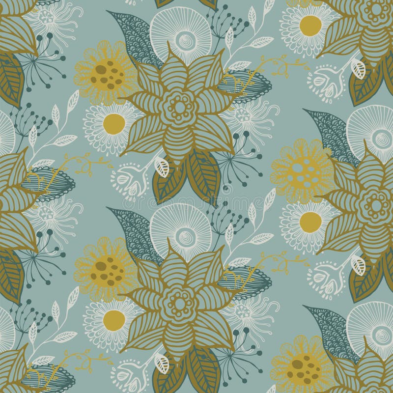 Botanic texture stock vector. Illustration of leaf, element - 88721563