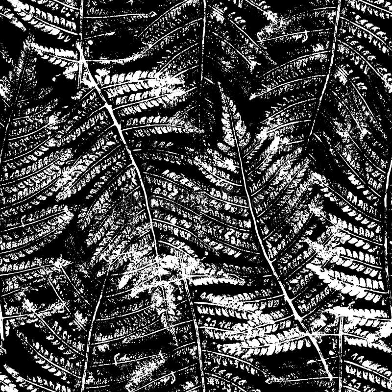 Botanical Abstract Background with the Fern Leaves Stock Vector ...