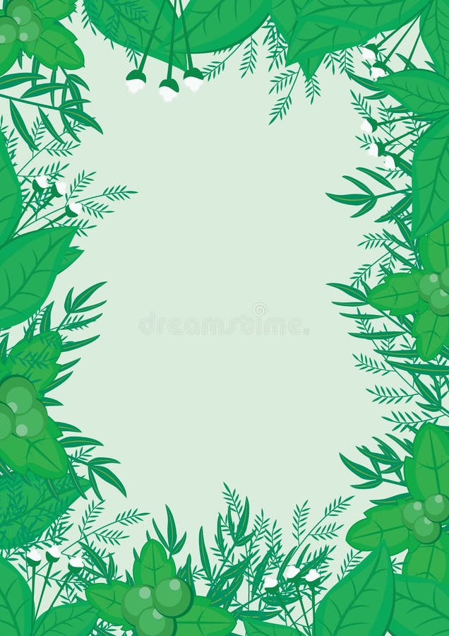 Botanical Frame Vector stock vector. Illustration of summer - 93983195