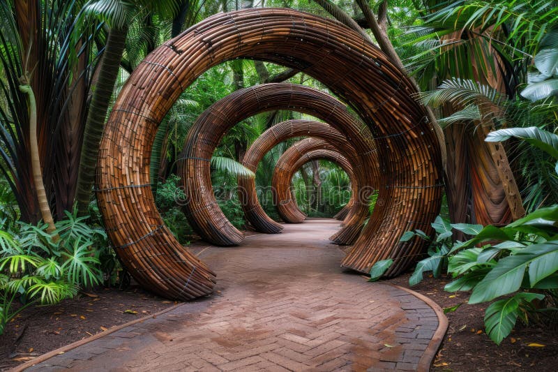 Biodegradable Art Installations Transform Botanical Garden an Eco-Art ...