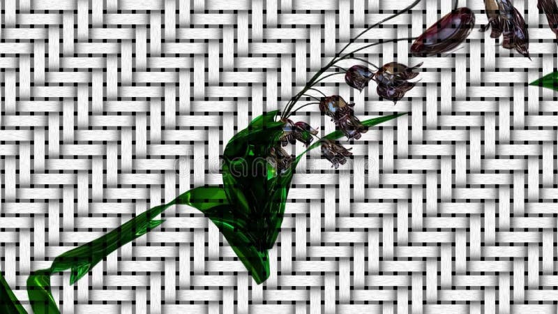 Botanical Grid Art Flowers Digital Stock Video - Video of environment ...
