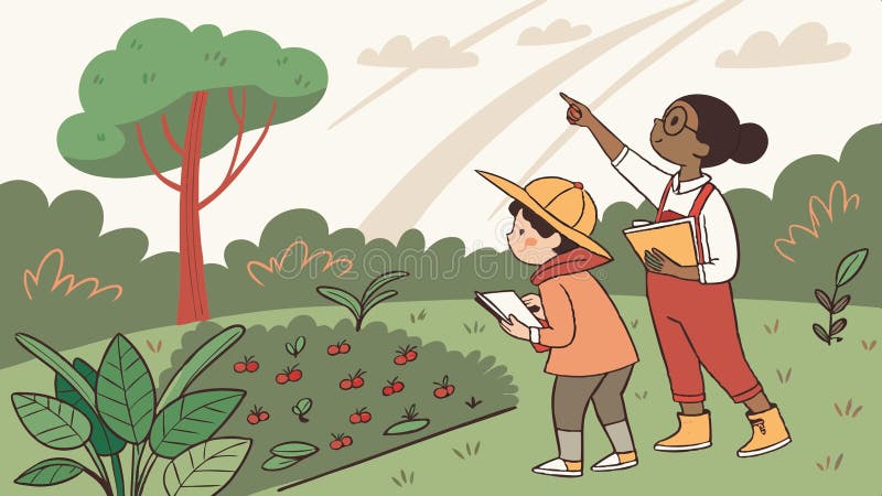 Botanical Illustrations Chart: Teacher Using Botanical Illustrations ...