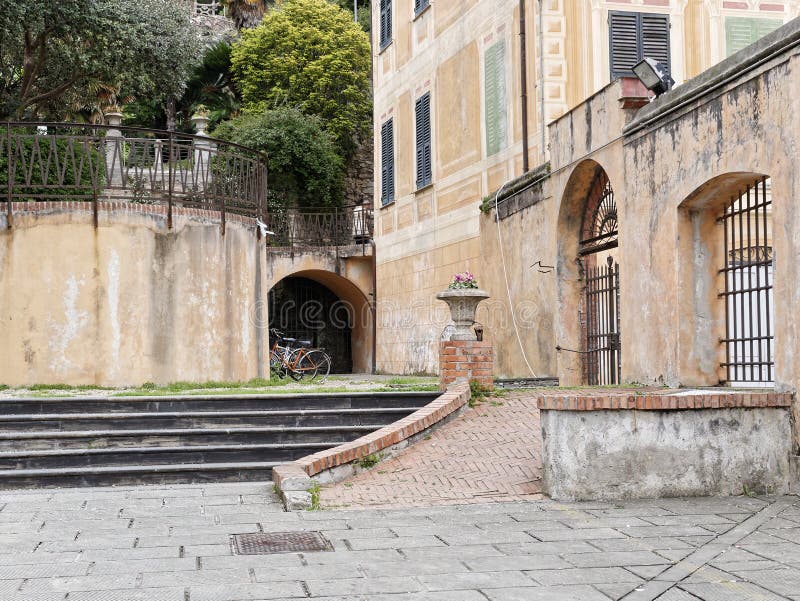 The Botanical Park of Villa Rocca in Chiavari Stock Photo - Image of ...