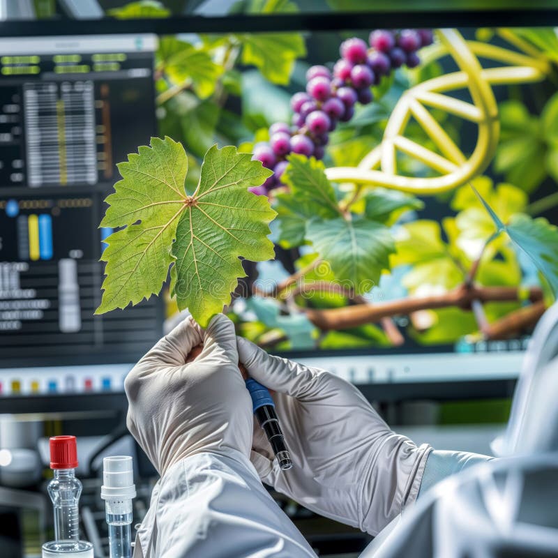 Botanical Research: Gloved Hands in Lab, Generative Ai Stock ...
