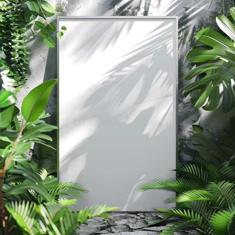 Botany Layout with Leaves for Copy Space Designs Stock Image - Image of ...