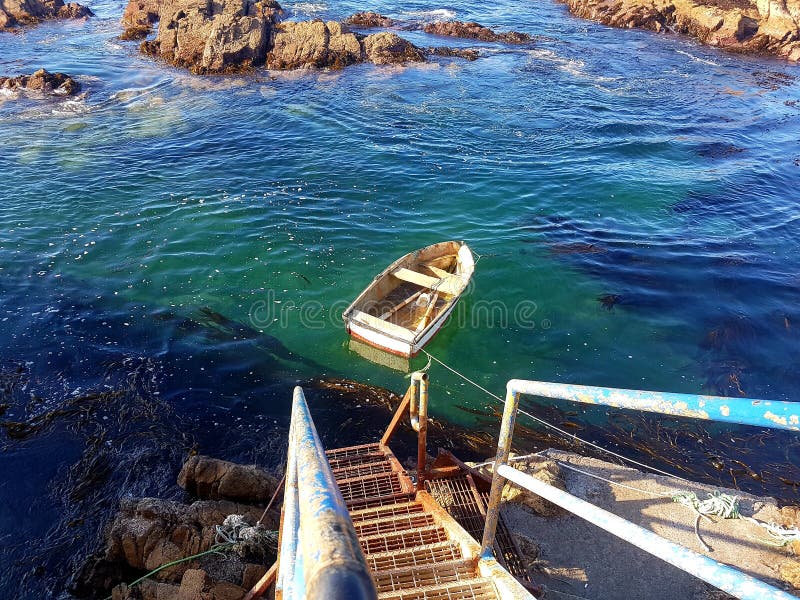 Bote stock image. Image of ocean, boat, bote, alone - 148492683