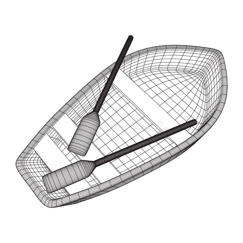 Bote De Remos Con Vector De Negoce Ilustración del Vector - Ilustración ...