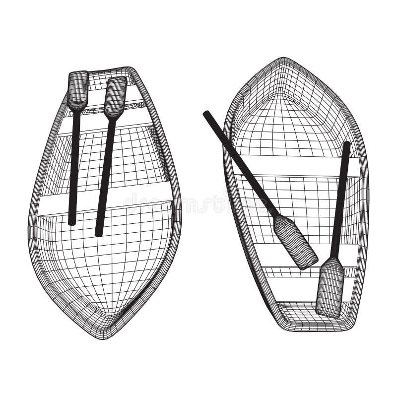 Bote De Remos Con Vector De Negoce Ilustración del Vector - Ilustración ...