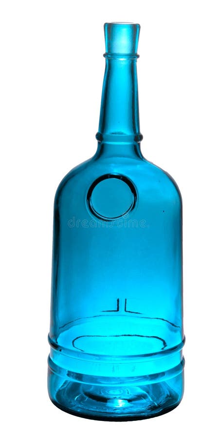 Botella azul imagen de archivo. Imagen de figura, transparente - 7803285