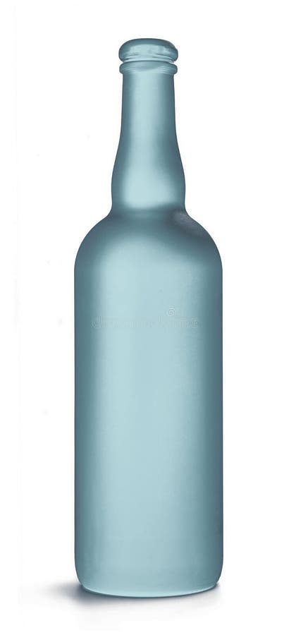 Botella azul claro foto de archivo. Imagen de vertical - 253757592