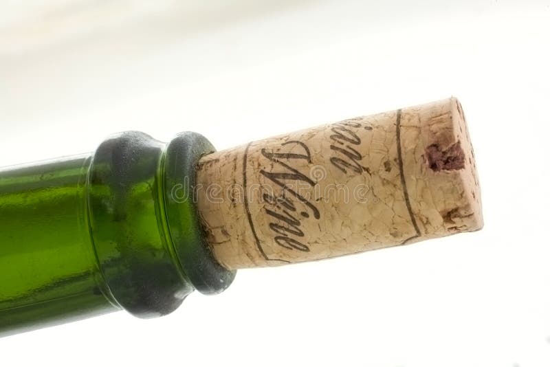 Botella con el corcho imagen de archivo. Imagen de fondo - 9197635