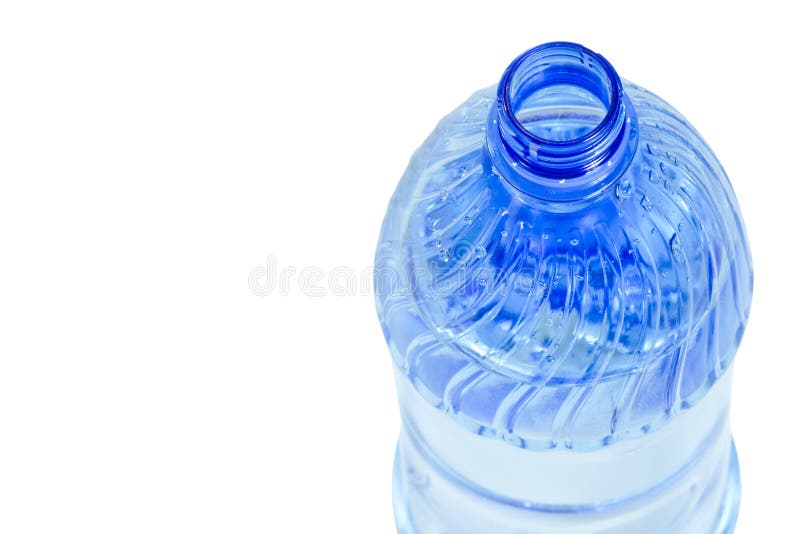 Botella de agua azul imagen de archivo. Imagen de envase - 10715713