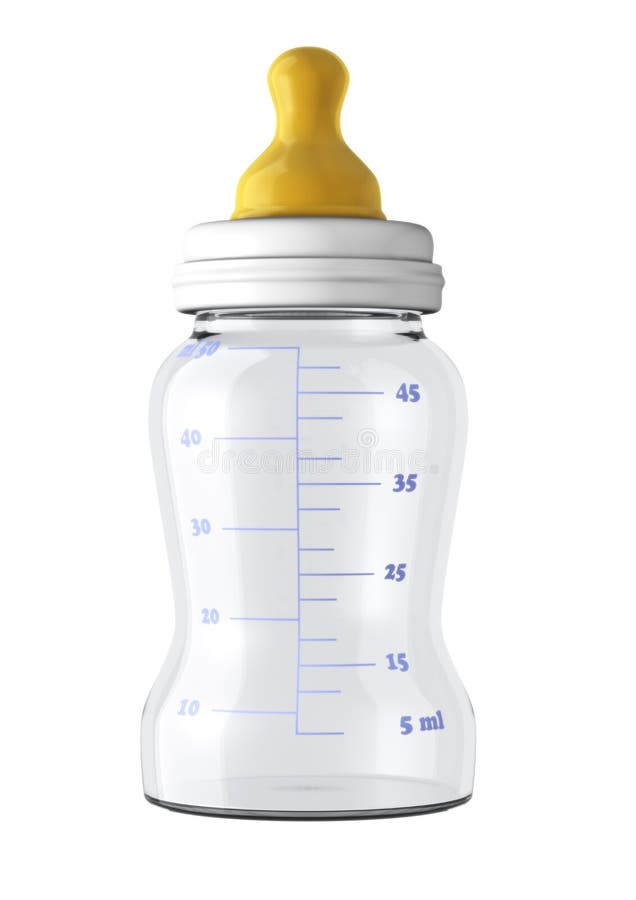 Botella de bebé ilustración del vector. Ilustración de madre - 17320085