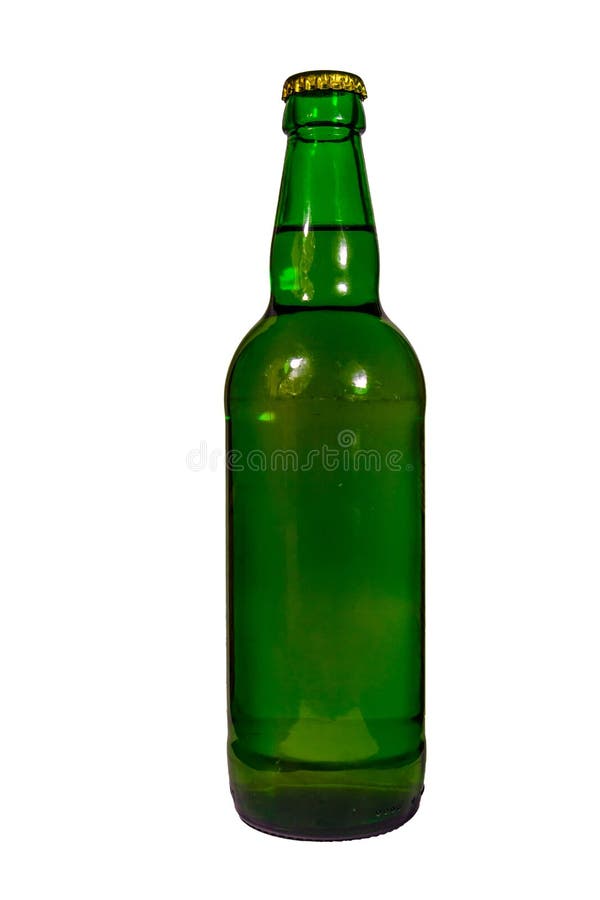 Botella De Cerveza Aislada En Fondo Blanco Foto de archivo - Imagen de ...