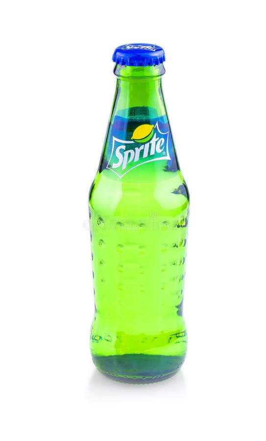 Botella De Bebida De Sprite Aislada En Blanco Foto editorial - Imagen ...