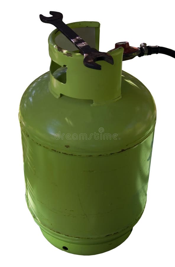 Botella de gas imagen de archivo. Imagen de peligroso - 6342951