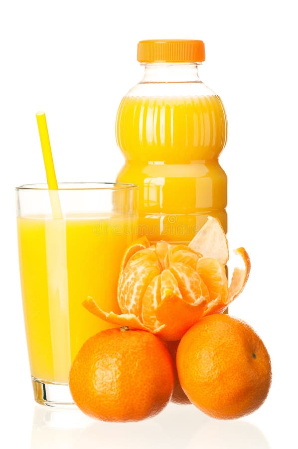 Botella de jugo imagen de archivo. Imagen de anaranjado - 22404787