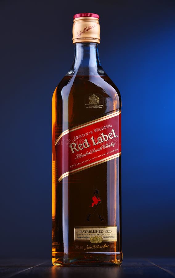Botella De Whisky De Johnnie Walker Scotch Imagen de archivo editorial ...