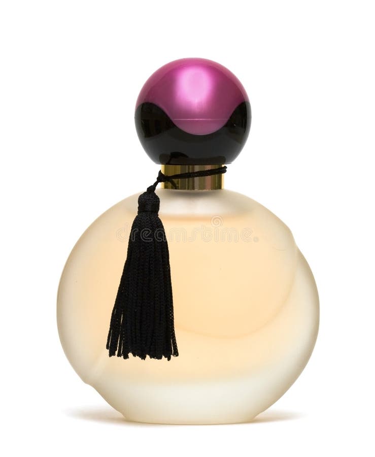 Elegante frasco de perfume foto de archivo. Imagen de azul - 4087710