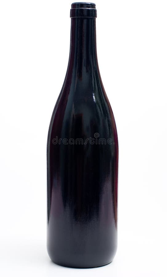 Botella negra imagen de archivo. Imagen de elegante, abierto - 6256437
