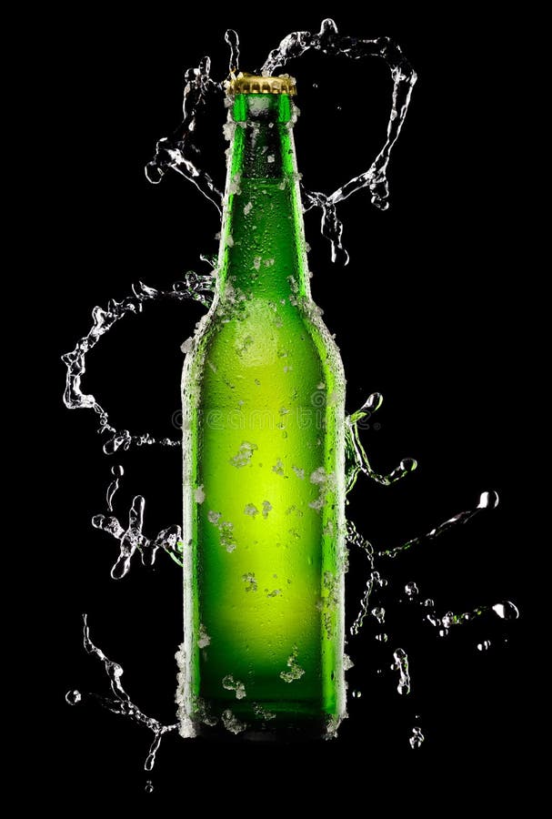 Textura Verde De La Cerveza De La Botella Foto de archivo - Imagen de ...