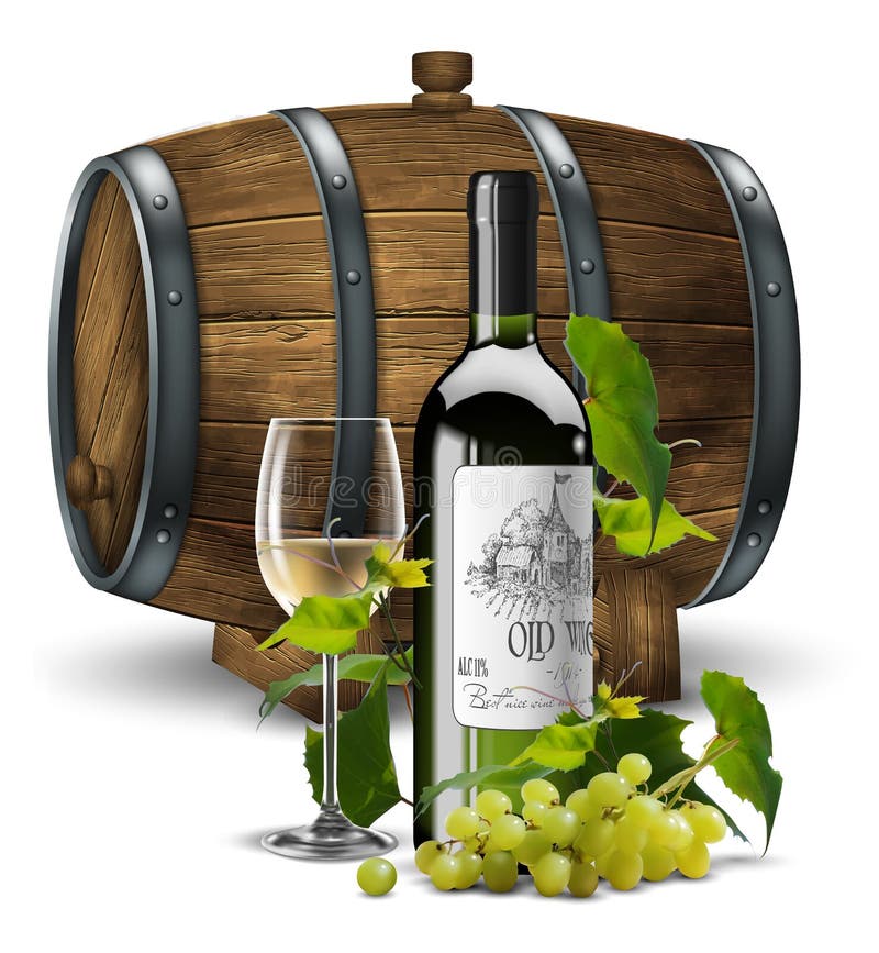 Barriles De Madera Para Vino U Otras Bebidas, Rellenos Con Anillos De ... Barriles De Madera Para Vino U Otras Bebidas, Rellenos Con Anillos De ...