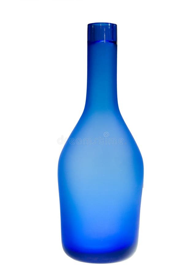 Botellas Azules De Bebidas Alcohólicas Foto de archivo - Imagen de ...