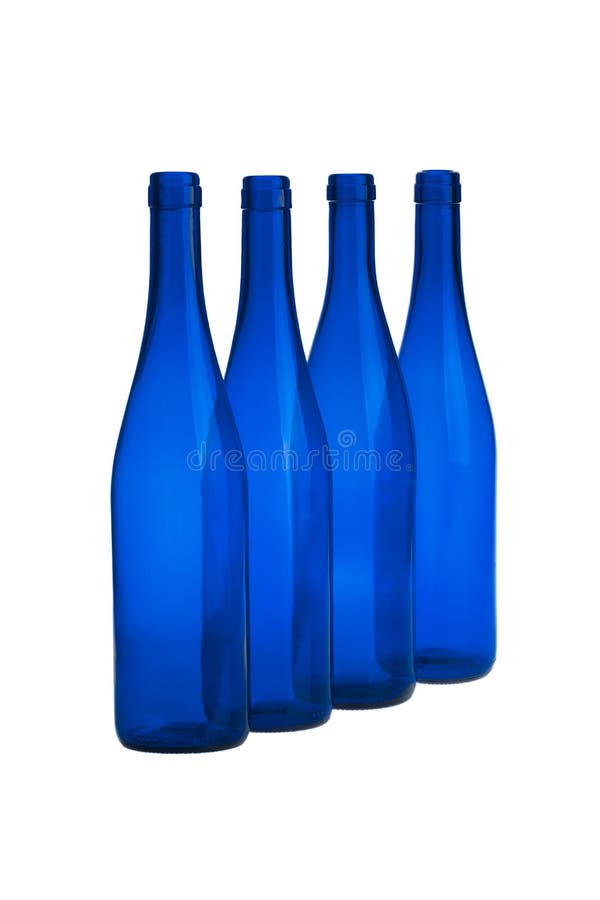 Botellas azules imagen de archivo. Imagen de delicado - 149472707