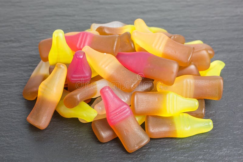 Botellas de caramelo imagen de archivo. Imagen de anaranjado - 193038867