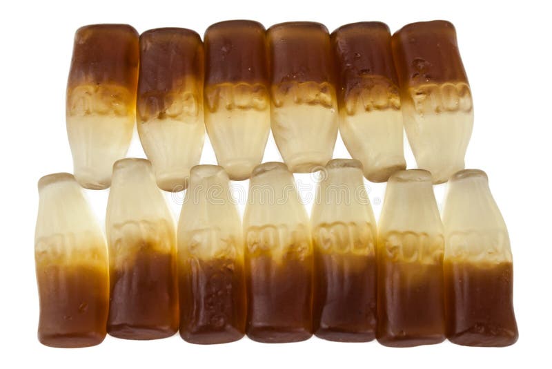 Botellas De La Cola Del Caramelo De La Jalea Imagen de archivo - Imagen ...