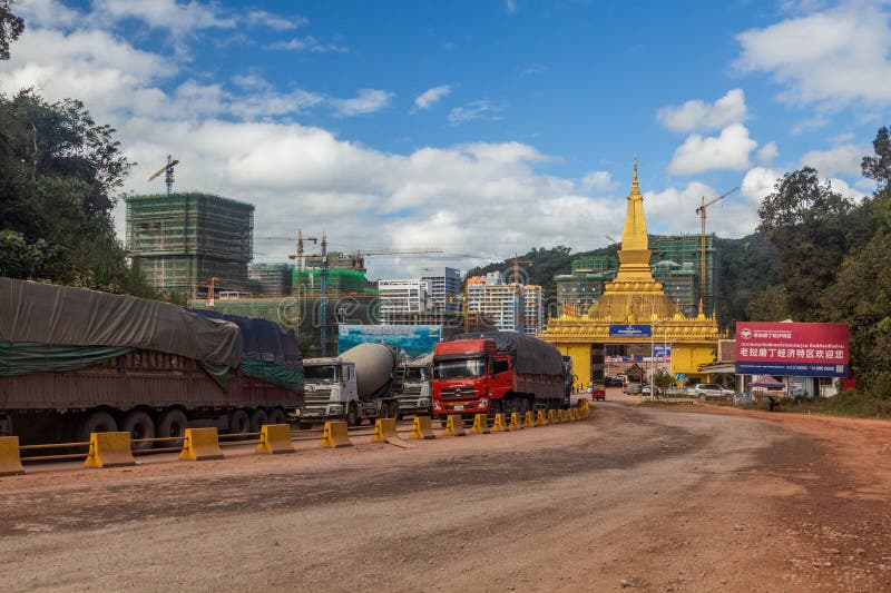 BOTEN, LAOS - NOVEMBER 14, 2019: View of Laotian Migration of Mohan ...