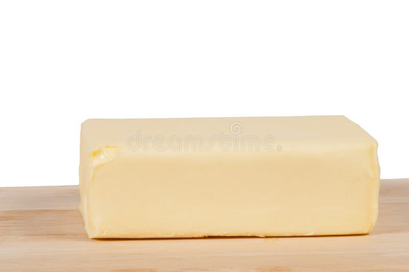 Boter stock foto. Image of sluit, levensmiddel, geïsoleerd - 18257922