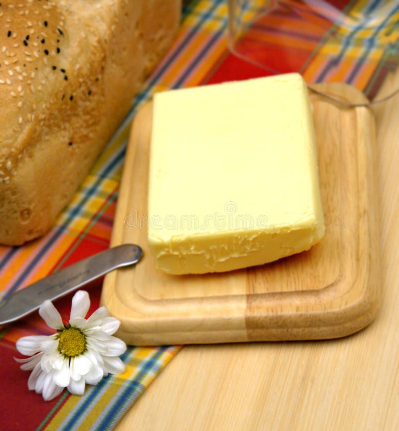 Boter close-up stock foto. Image of plaat, naughty, geel - 18477148